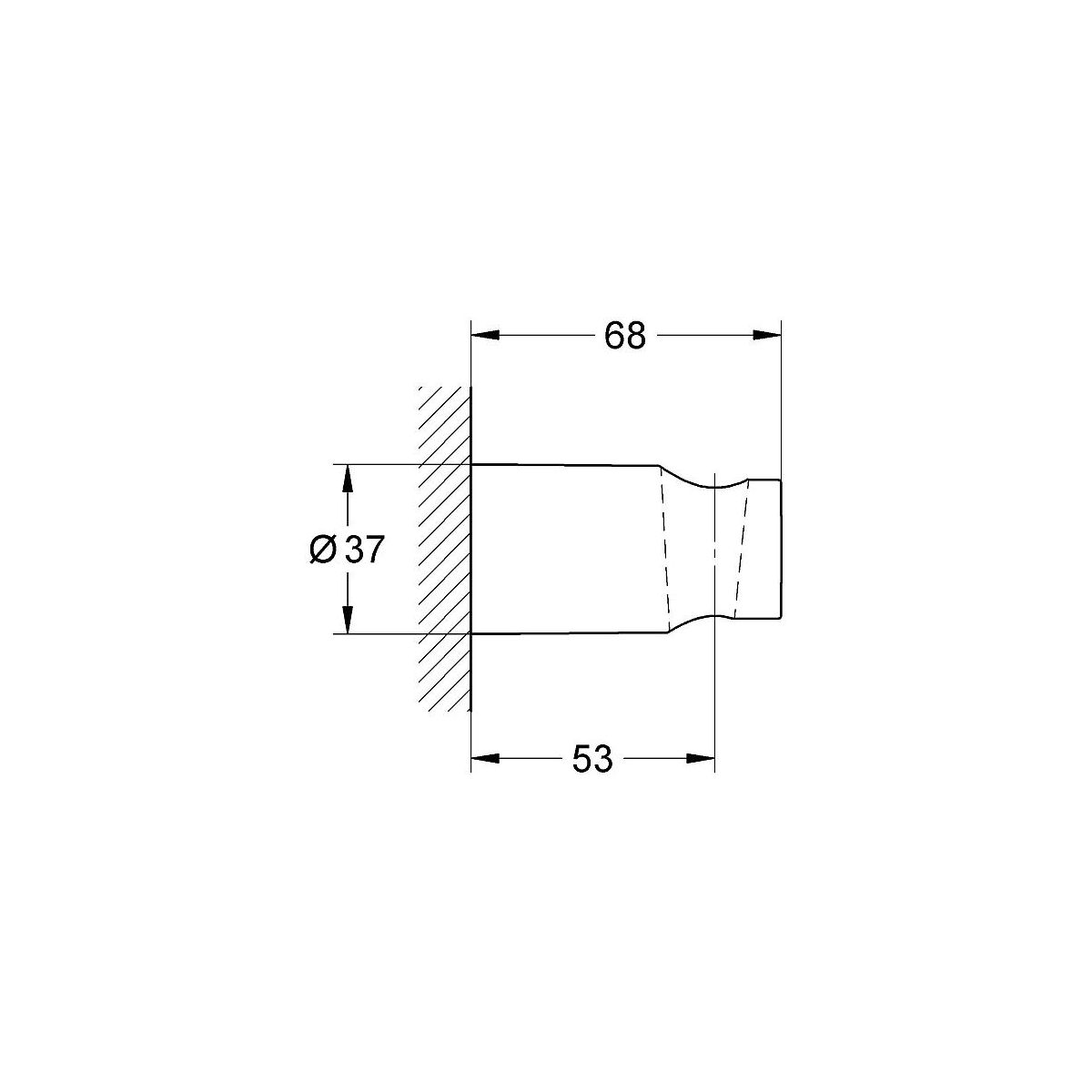 Grohe Tempesta držiak na sprchu | 27594000 • absulo.sk